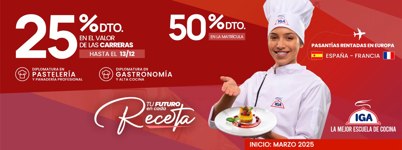Cursos de Cocina | IGA Instituto Gastronómico
